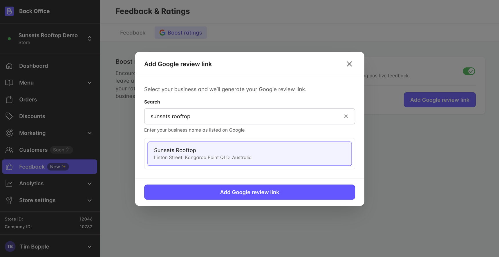 Boost your Google ratings with Bopple