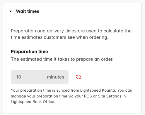 Managing your prep time in Lightspeed Kounta